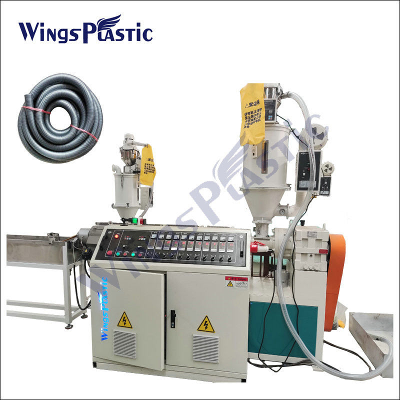 EVA Corrugated Pipe Extruder Machine Vacuum Cleaner Corrugated Pipe ...