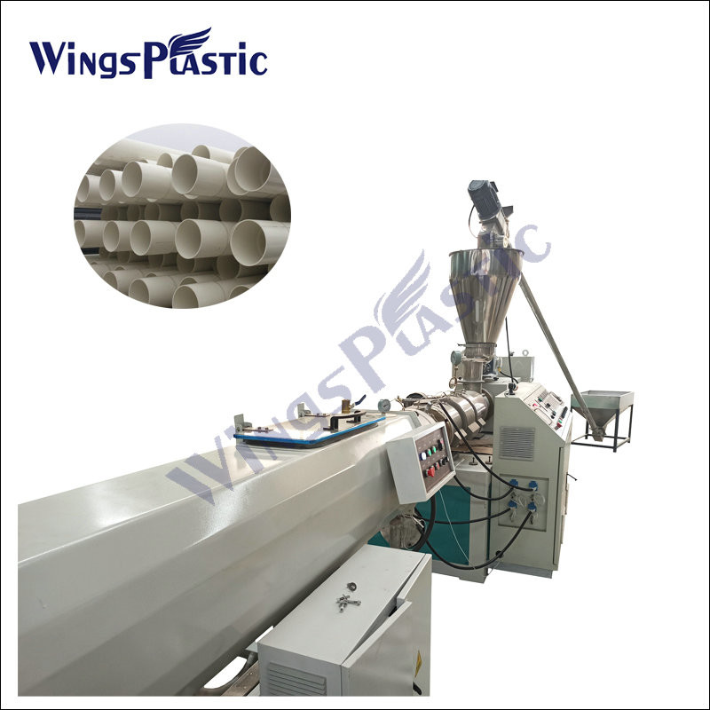 Plastic PVC HDPE PP PPR Pipe Extruder Line Pvc Pipe Extruding Machine