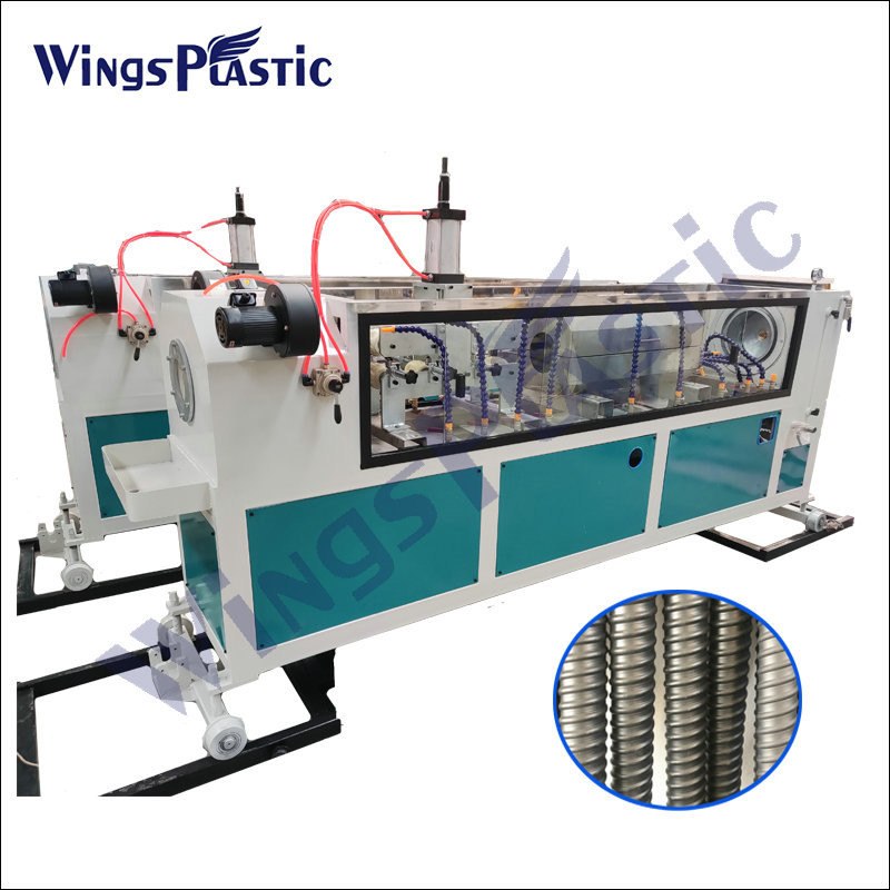 PE HDPE Corrugated Pipe Extruder Machine Electric Pipe Manufacturing ...