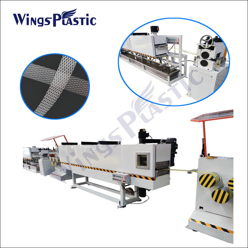 Recycled PP Flakes Strapping Band Extrusion Line / PET Strapping Tape ...