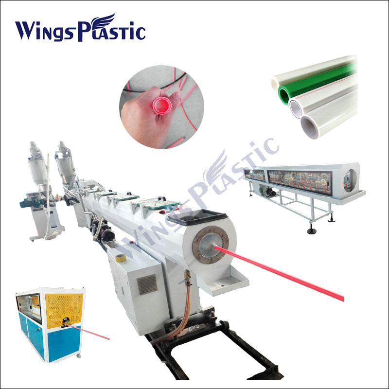 PLC System Control PPR Pipe PP Reinforced Pipe Manufacturing Machine ...