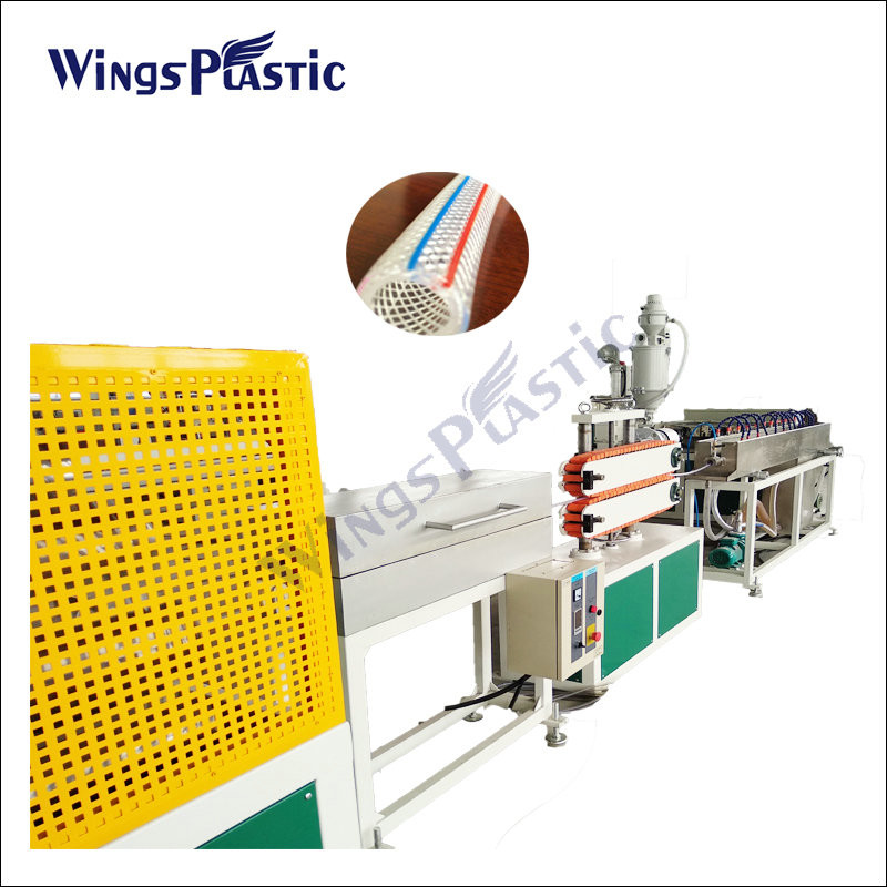PVC Fiber Reinforced Hose Extrusion Production Line Plastic Hose ...