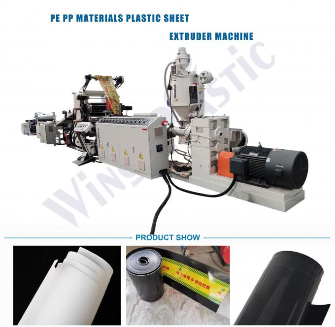 HDPE LDPE HIPS PVC Sheet Making PE PVC EVA Waterproof Sheet Extrusion ...