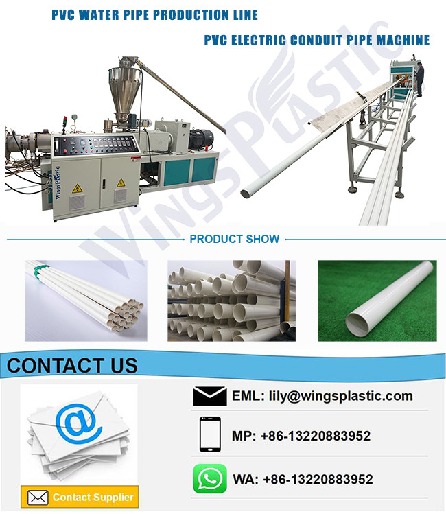 Automatic UPVC CPVC Single Extrusion Double Co Extrusion Water Pipe ...